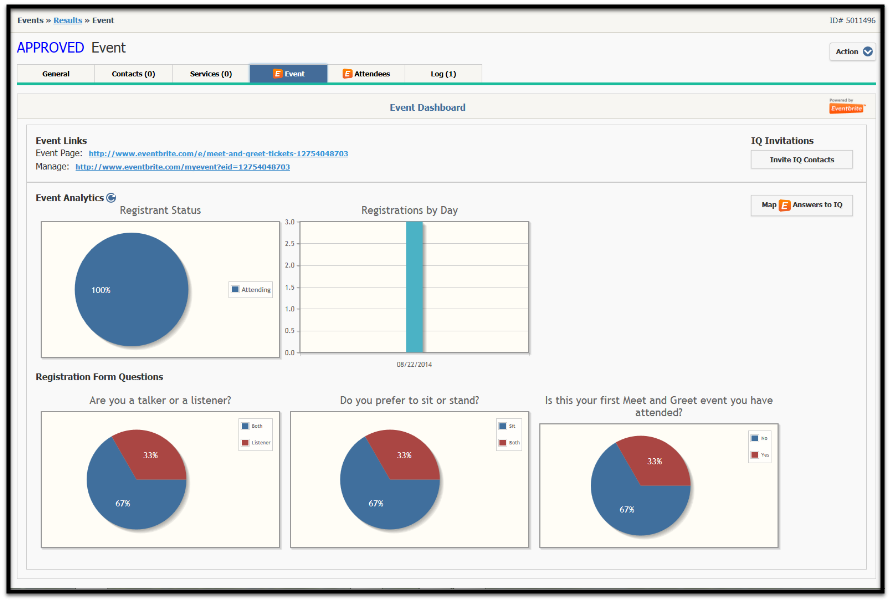 Incorporating Eventbrite Events in IQ