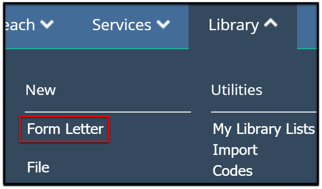 Creating a Form Letter