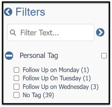 Applying Personal Tags to IQ Records